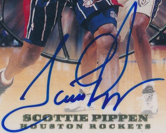 Topps 1998-1999 Certified Issue Autograph #SP Scottie Pippen Topps 1998-1999 Certified Issue Autograph #SP Scottie Pippen