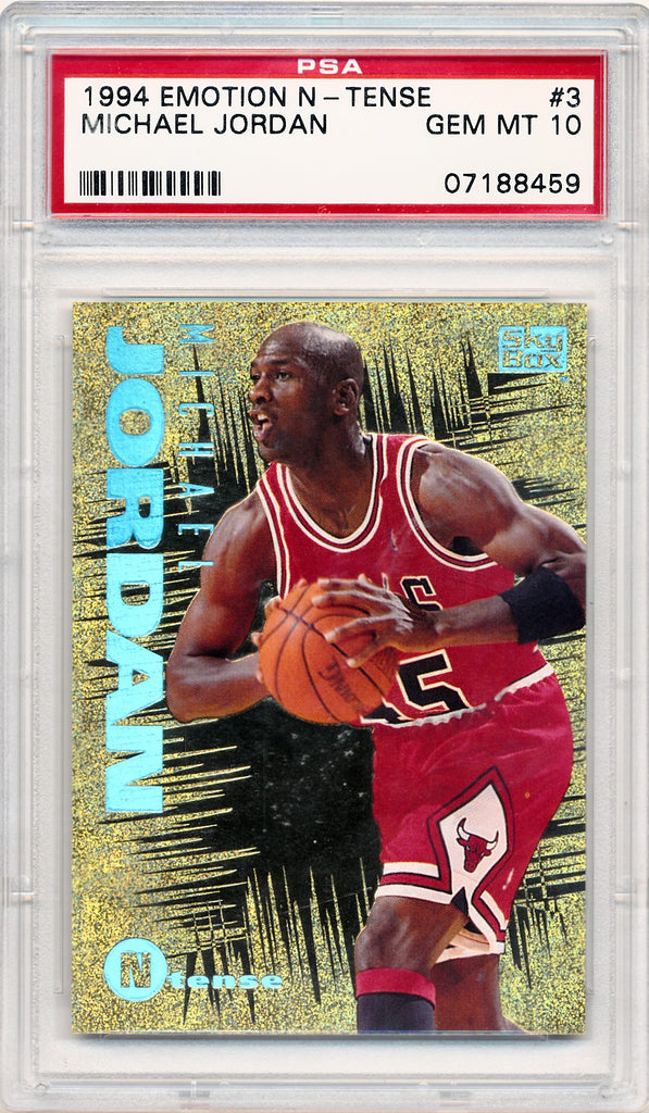 Skybox 1994-1995 Emotion N-Tense #3 Michael Jordan 3/10 / PSA Grade 10 ...