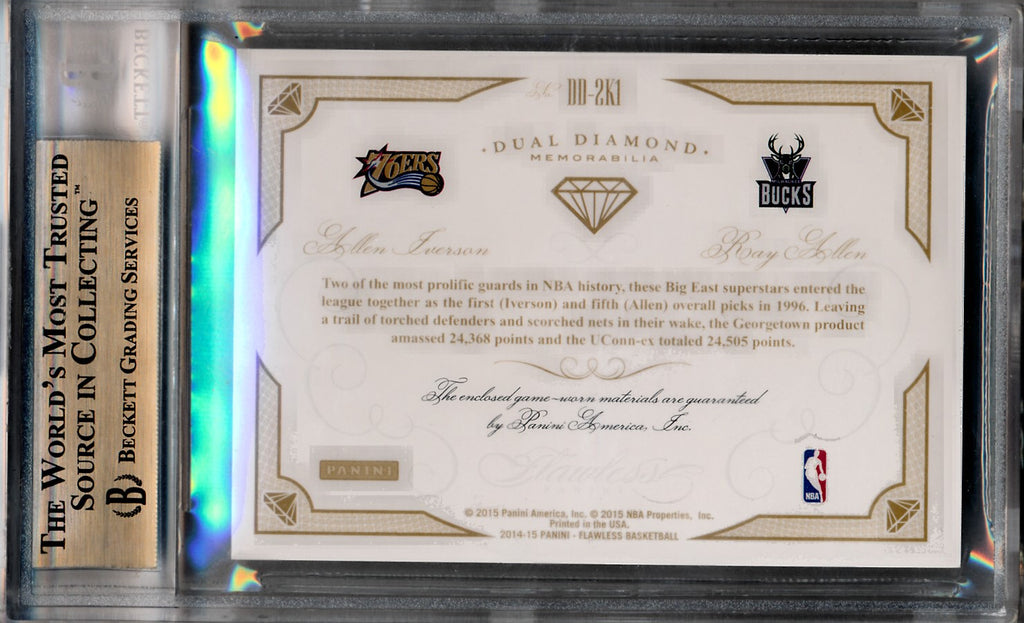 Panini 2014-2015 Flawless Basketball Dual Diamond Logoman #DD-2K1 Alle ...